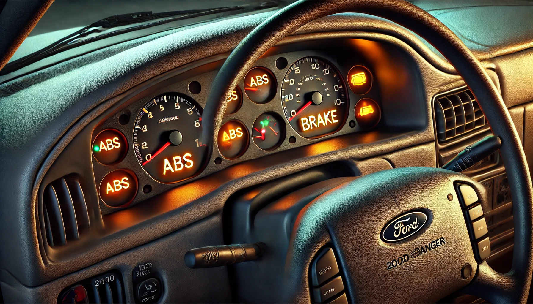 2000 Ford Ranger ABS And Brake Light On: Causes & Fixes